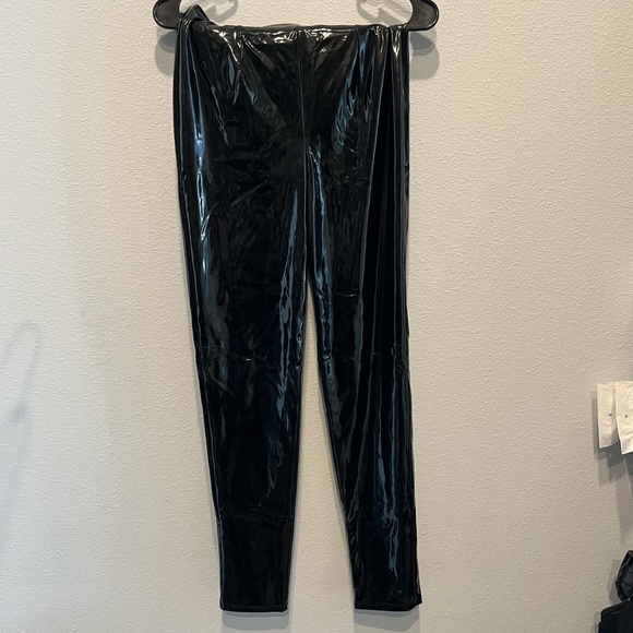 Pants & Jumpsuits | Vinyl Like Pants | Poshmark